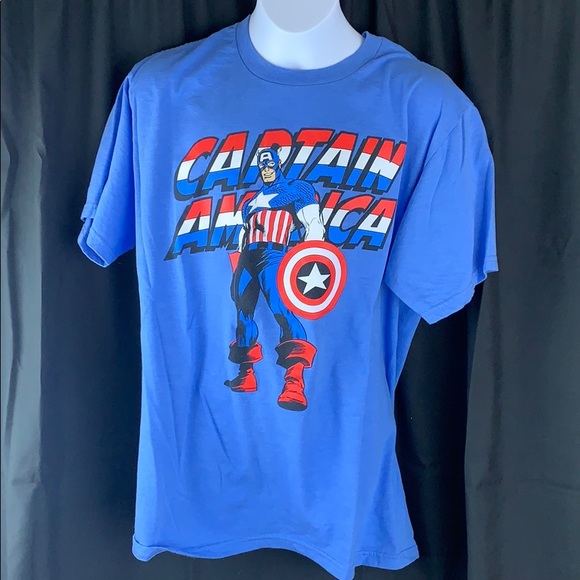 Marvel | Shirts | Captain America Marvel Mens Tshirt | Poshmark